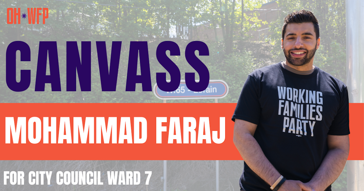 Canvass with Mohammad Faraj · Mobilize